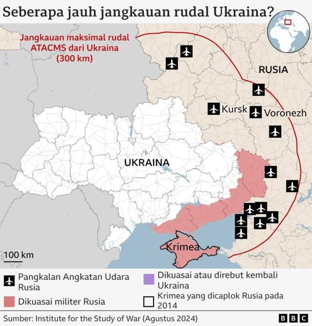 Rusia-Ukraina: Ukraina tembakkan rudal jarak jauh AS ke wilayah Rusia ...