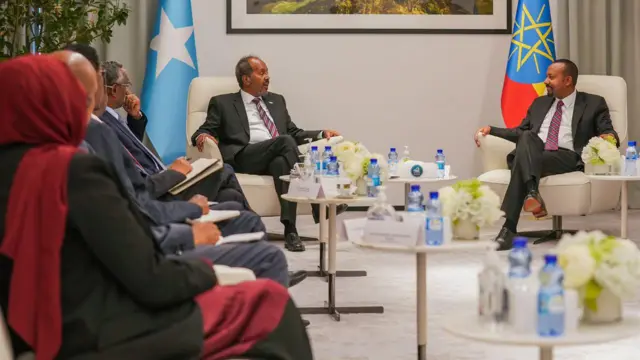 Madaxweyne Xasan Sheekh iyo Abiy Axmed maxay ka wada hadleen? - BBC ...