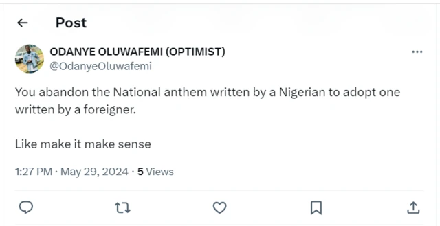 Nigeria national anthem: Old national anthem Nigeria we hail thee ...