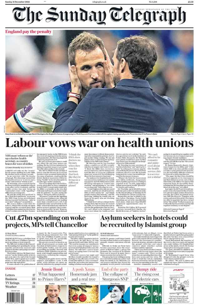 İngiltere milli takımının Dünya Kupası'ndan elenmesi manşetlerde - BBC ...