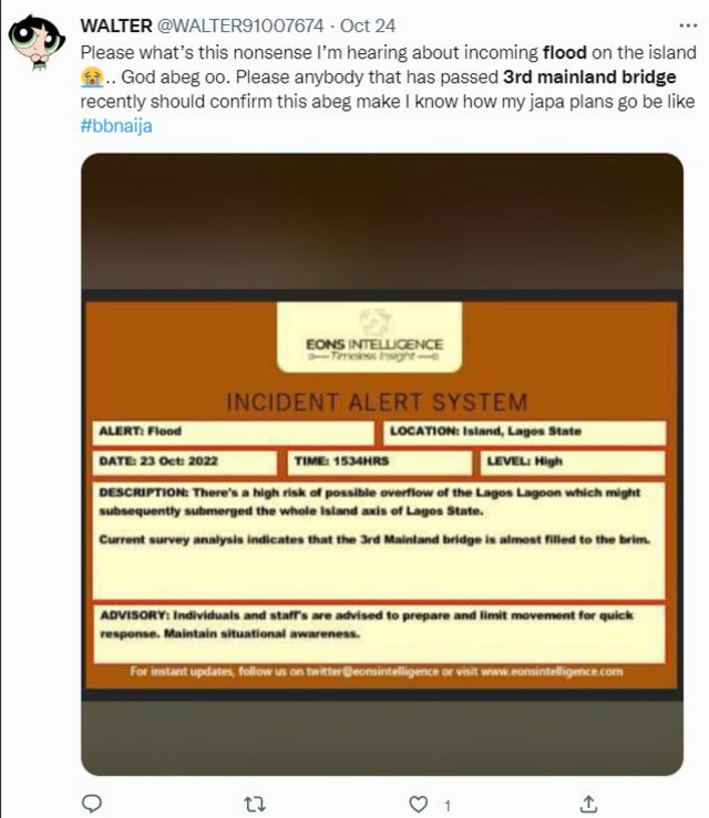 Flood alert in Lagos: Wetin occur for di viral flooding video of Lagos ...