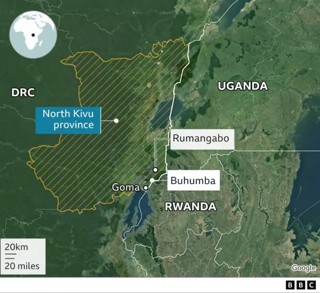 DR Congo: M23 yemeye gutanga ikigo cya gisirikare cya Rumangabo - BBC ...