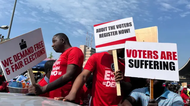 NDC demonstration: Ghana opposition party lead protest across di kontri ...