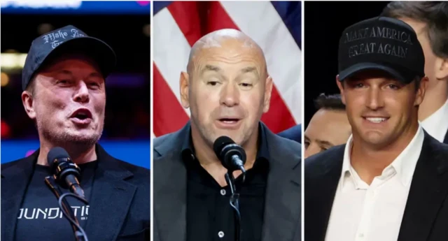 Donald Trump'ın zafer ilanında yanında kimler vardı? - BBC News Türkçe