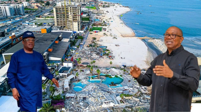 Lagos-Calabar coastal highway: Between Peter Obi, Dave Umahi and Landmark beach - BBC News Pidgin