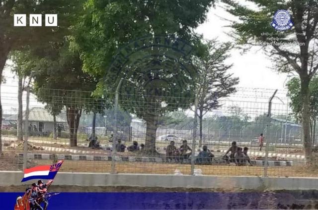 พม่า-เมียวดี: KNU ยืนยันยึดเมียวดีไว้หมดแล้ว ด้านทหารเมียนมาจ่อหนีตายเข้าชายแดนไทย - BBC News ไทย