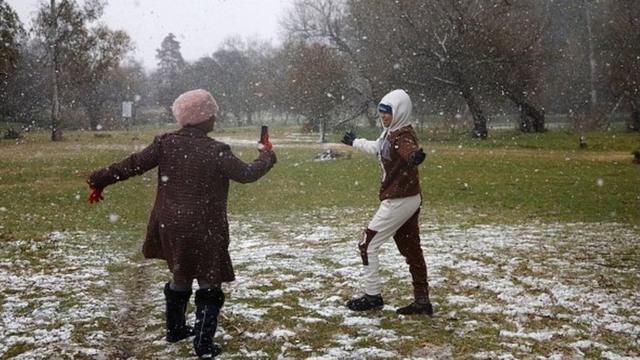 Snow in Johannesburg: Pictures as South Africa city see snowfall afta ...