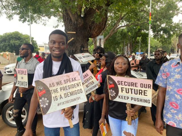 Ghana protests: Protesters for Ghana use final day of protest to call ...