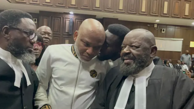 Nnamdi Kanu: Justice Binta Nyako recuse herself from Ipob leader case - BBC News Pidgin