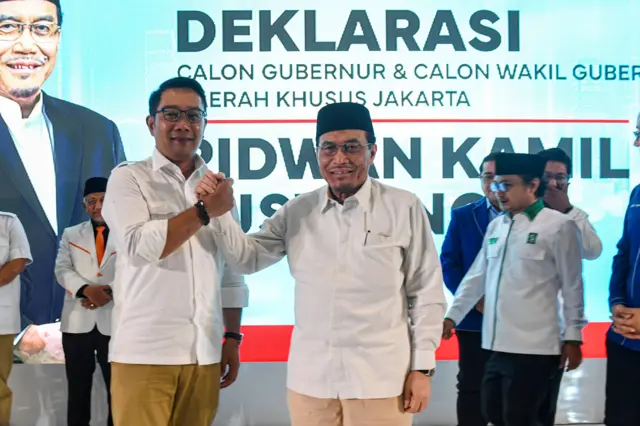 Pilkada: Ridwan Kamil-Suswono resmi daftar Pilgub Jakarta, didukung belasan partai – Kans Anies ...