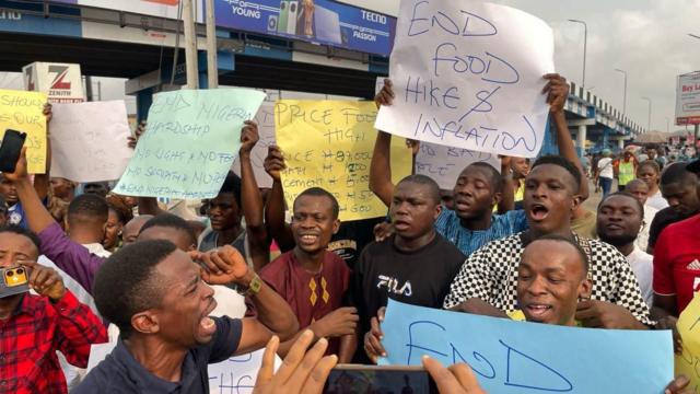 Nigeria protests: Hunger, high cost of living dey force Nigerians to ...