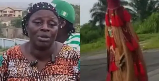 Ndị uweojii anwụchiela ndị a sị ji mmanwụ chụpụ otu nwaanyị n'Ogbaru, Anambra - BBC News Ìgbò