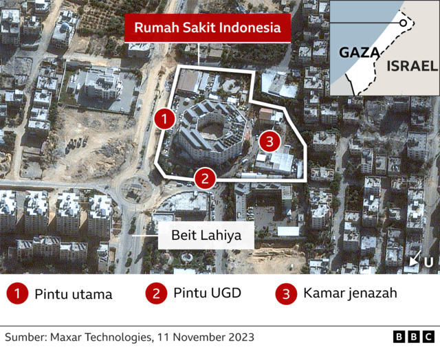 RS Indonesia Gaza: 200 pasien dievakuasi usai serangan Israel, WHO ...