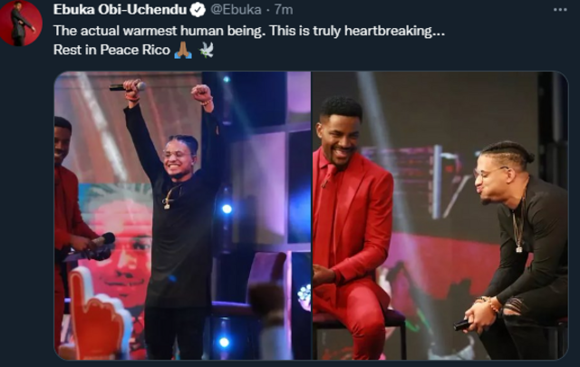 Rico Swavey accident : 'We lose our boy' - Family of BBNaija '﻿Double ...