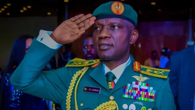 Chief of army staff Taoreed Lagbaja, Ibrahim Attahiru wey die in office and di high point of dia ...