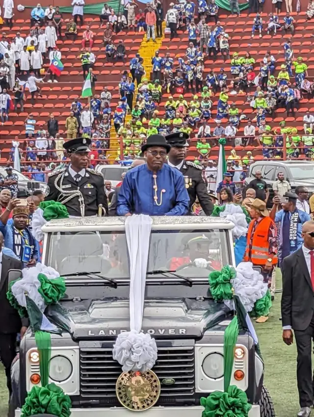 Nigeria presidential inauguration 2023 live as e happun - BBC News Pidgin