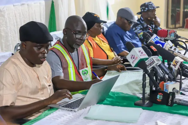 Edo state election result live: Monday Okpebholo, Asue Ighodalo dey tight race as Inec resume ...