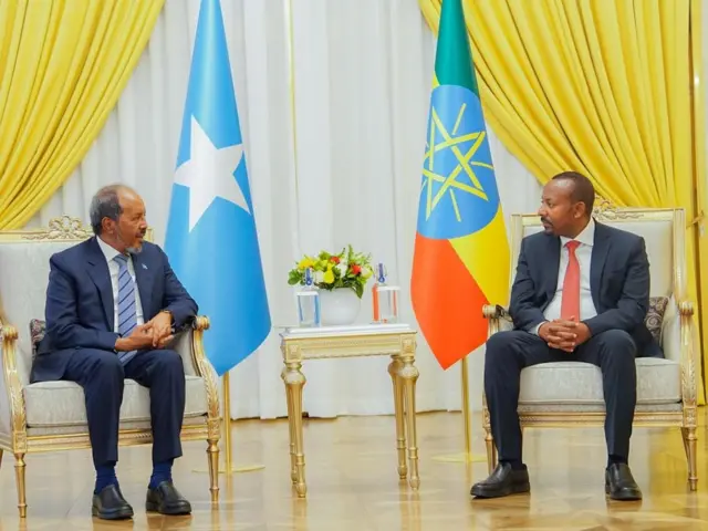 Ra'iisul wasaaraha Itoobiya Abiy Axmed oo maanta Muqdisho tagaya, iyo ...