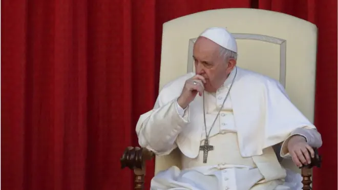 Paus Fransiskus datang ke Indonesia: Cerita di balik kursi yang digunakan Paus Fransiskus di ...