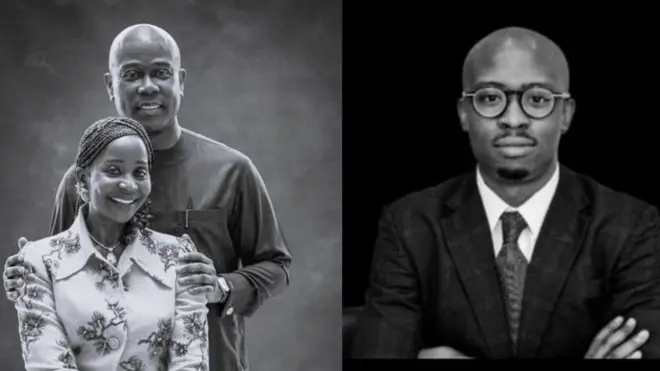 Herbert Wigwe burial: Tochi Wigwe, Sola Faleye, Sanusi Lamido mourn ...