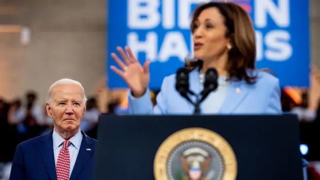 Joe Biden y Kamala Harris: lo que la renuncia a la candidatura implica para la vicepresidenta de ...