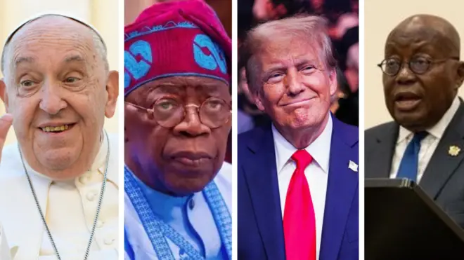 World leaders messages, jollof rice, chicken, giant cuts of meat ...