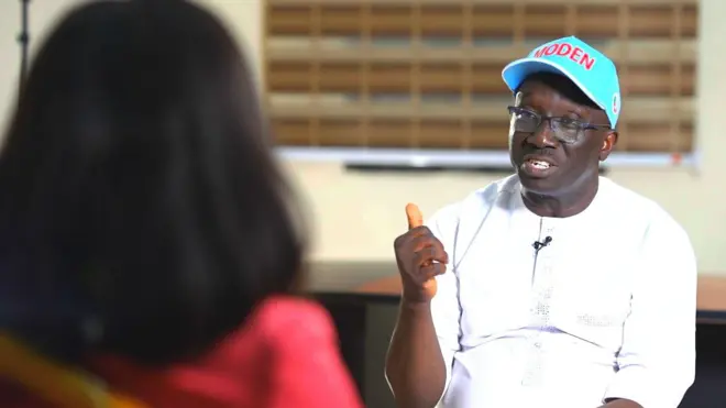 Monday Okpebholo: Winner of Edo state 2024 election acceptance speech - BBC News Pidgin