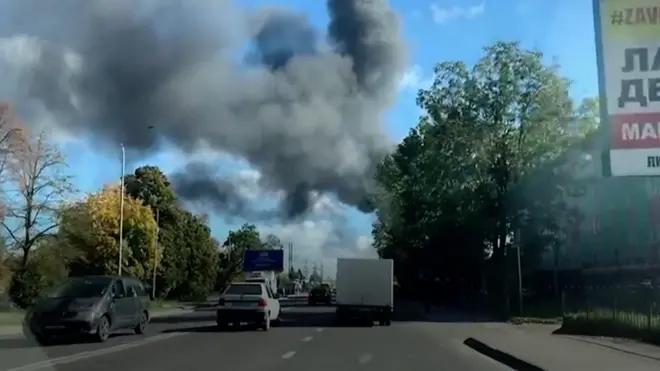 Нова масова ракетна атака на Україну Bbc News Україна