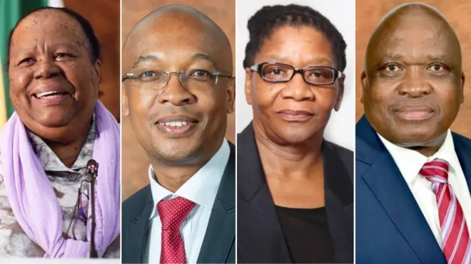 Cabinet of South Africa 2024: South Africa president Cyril Ramaphosa swear-in Paul Mashatile ...