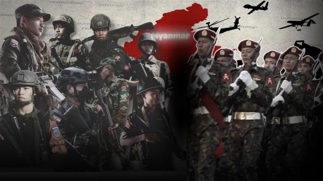 အေအေ၊ KNU/PDFနဲ့ စစ်တပ်တို့ကြားက ပဲခူးစစ်ရေးအရွေ့ - BBC News မြန်မာ