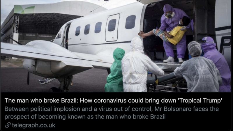 A imagem de Bolsonaro na imprensa internacional: de 'quebrar Brasil' a ...