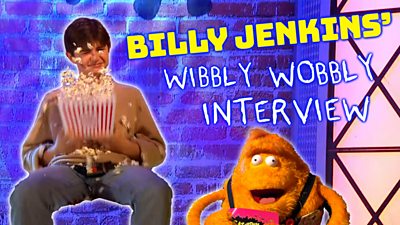 Actor Dodger Billy Jenkins plays Stanley's wibbly wobbly interview CBBC ...