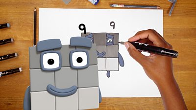 How To Draw Numberblock Three - CBeebies - BBC