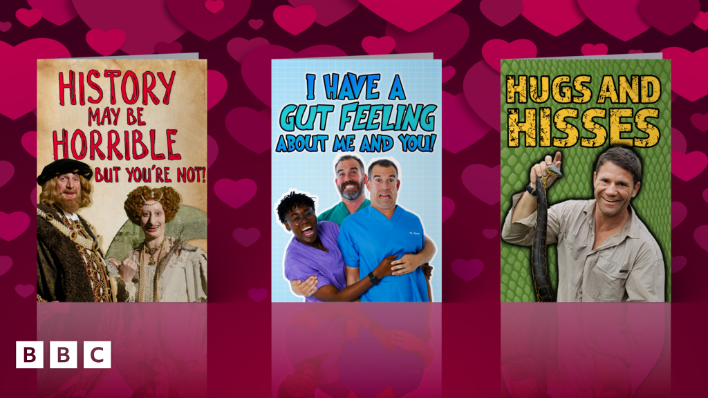 Unique, funny Valentine's Day cards to print for free - CBBC