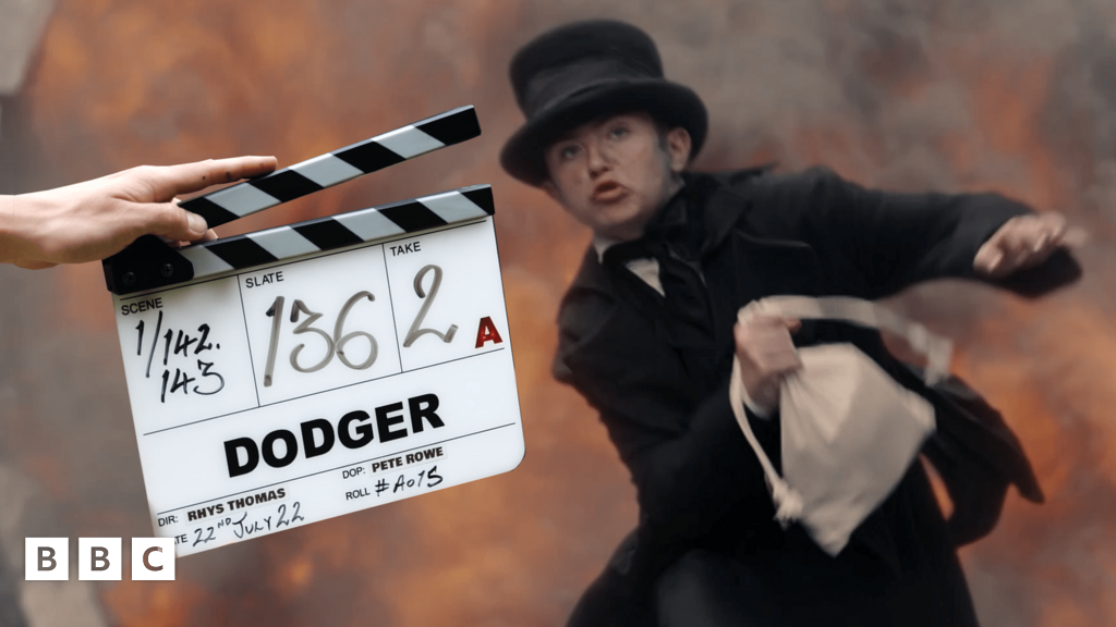 Dodger: Behind the Scenes - Train Heist Vlog - CBBC