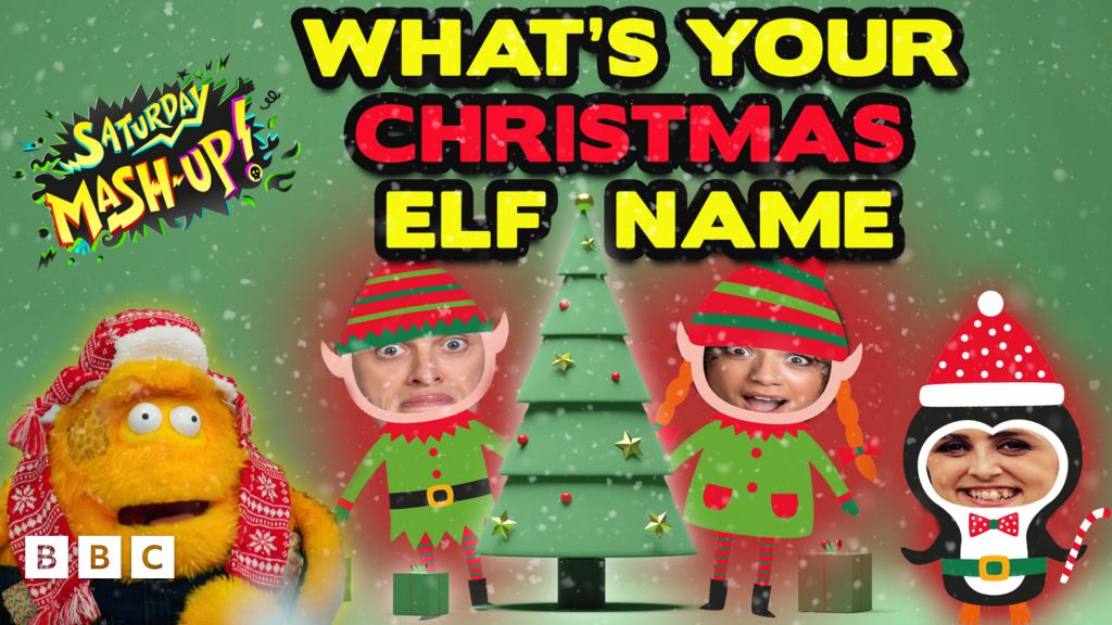 Saturday Mash Up CBBC Christmas Elf Name Generator Joe Tasker stanley ...