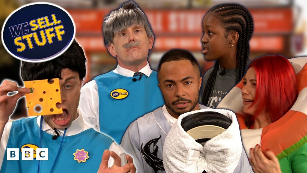 We Sell Stuff shop sketch with Lagging Sienna Clarke and Strictly Come ...