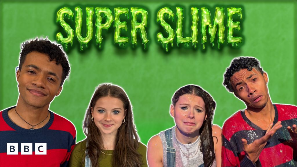 Gets Super Slimed CBBC SuperSlime Saturday Mash Up! Live Joe Tasker ...