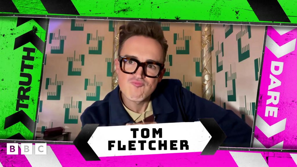 Saturday Mash Up Game Truth or Dare CBBC Joe Tasker Shereen Cutkelvin ...