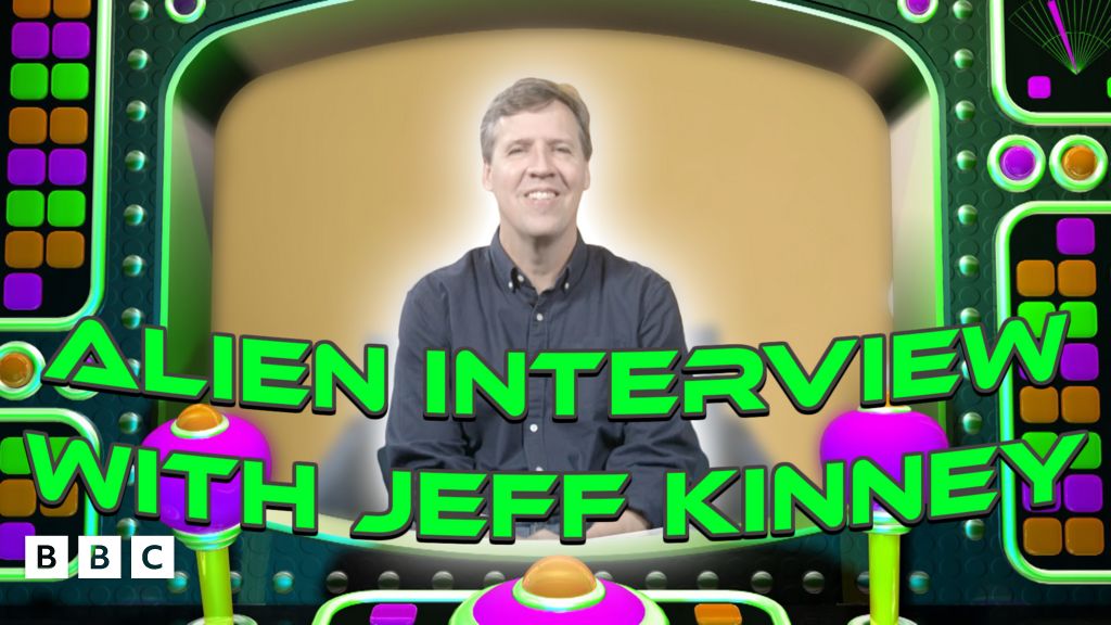 Diary of a Wimpy Kid author Jeff Kinney alien interview on CBBC ...