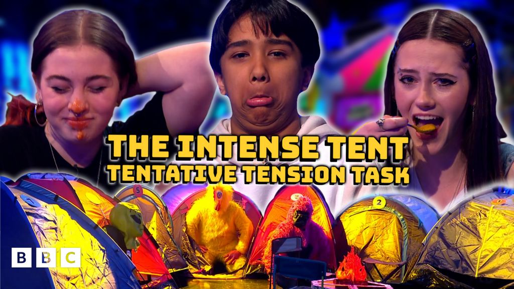 Silverpoint cast Krish Misra Maiya Silveston Scarlett Rayner CBBC Saturday Mash-up - CBBC