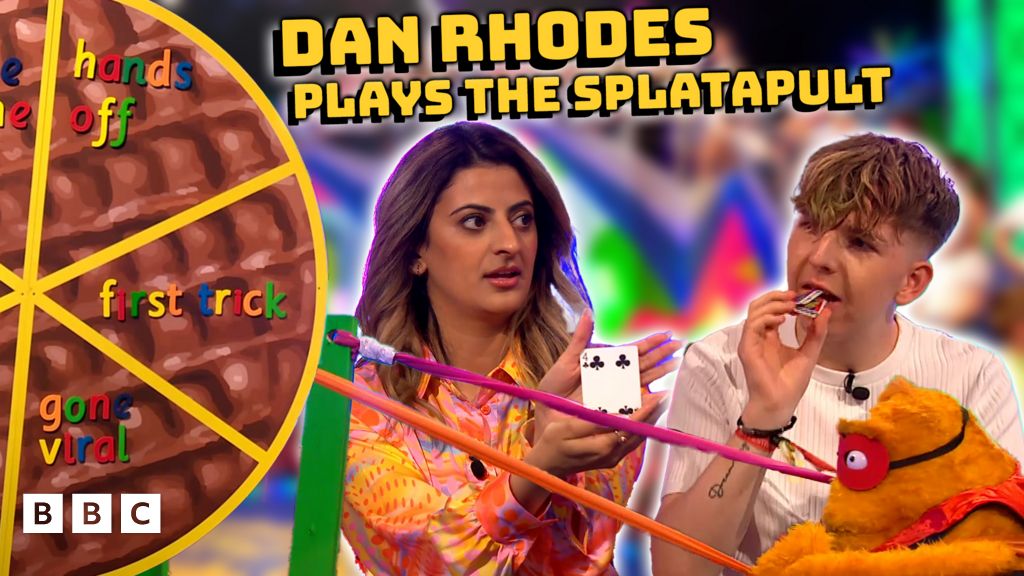 Dan Rhodes magician magic tricks illusions CBBC Saturday Mash Up Joe ...