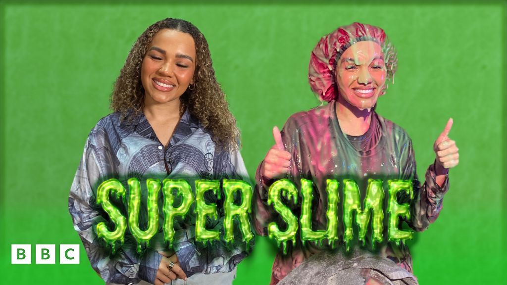 Starr Kiely Diversity gooed gunged messy super slimed on CBBC Saturday ...