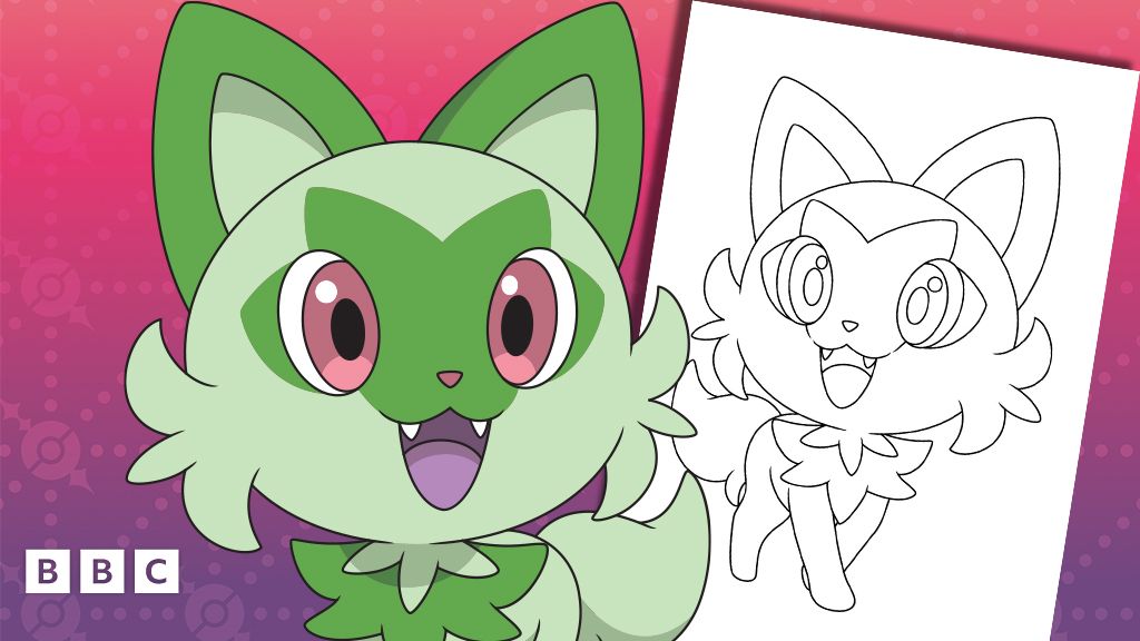 Download Sprigatito colouring sheets for free | Pokémon Horizons: The ...