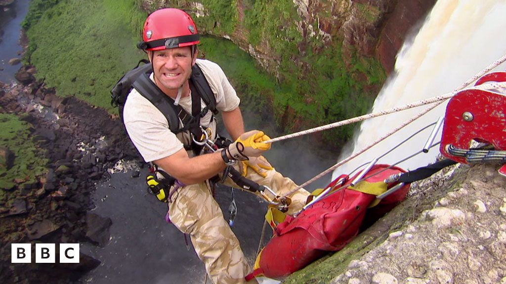 Steve Backshall takes on a waterfall drop - CBBC