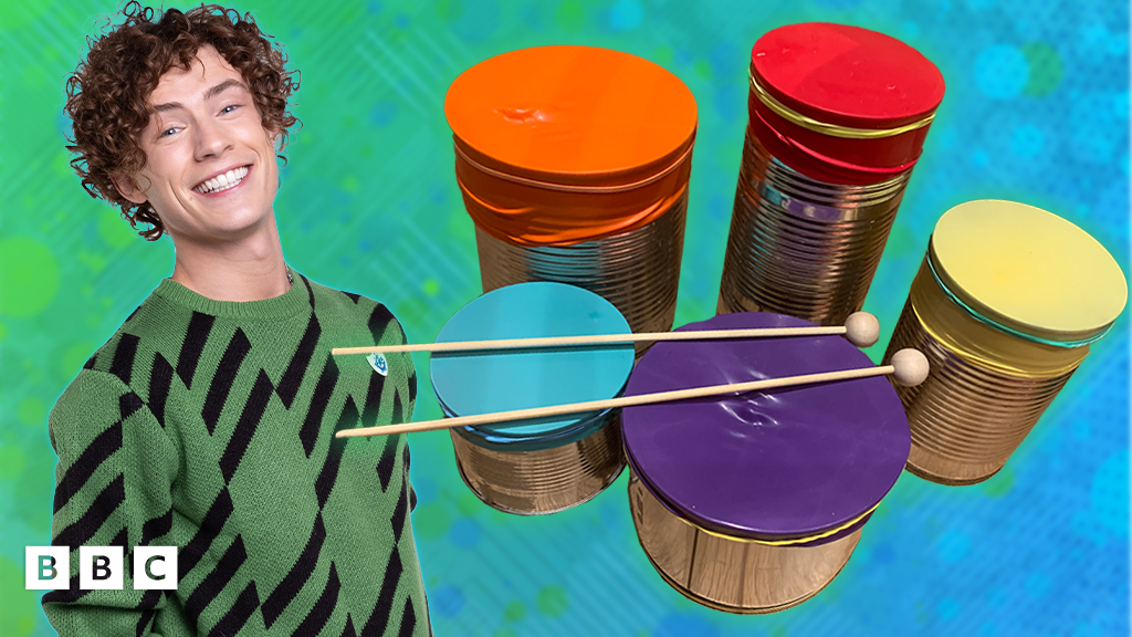 How to make a DIY drum kit | Drum kit for kids | Nandi Bushell drum ...