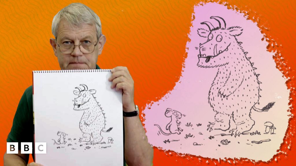 Axel Scheffler How to draw the Gruffalo | Drawing tips | Illustration ...
