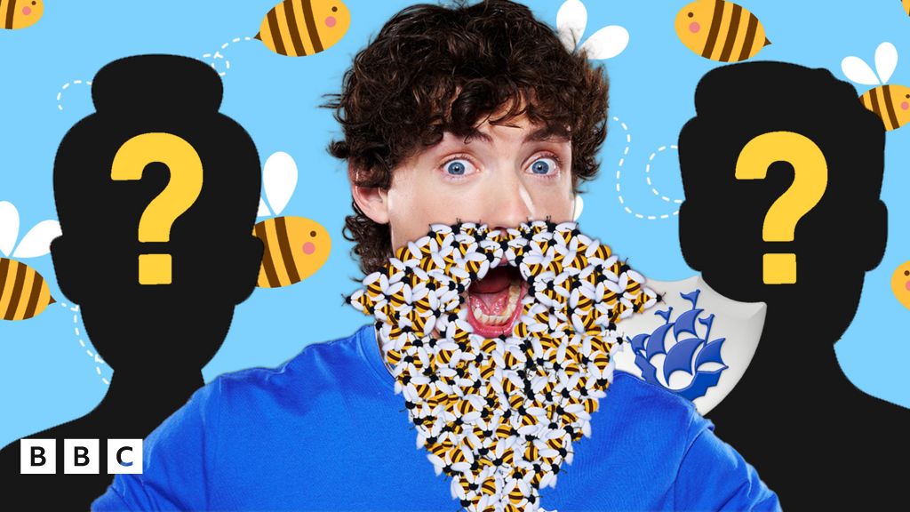 A fun quiz guessing family friendly celebrities behind a beard of bees ...
