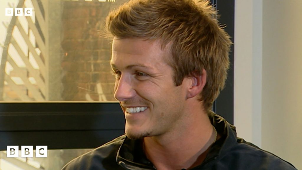 David Beckham gets a Gold Blue Peter badge | Blue Peter interview with ...