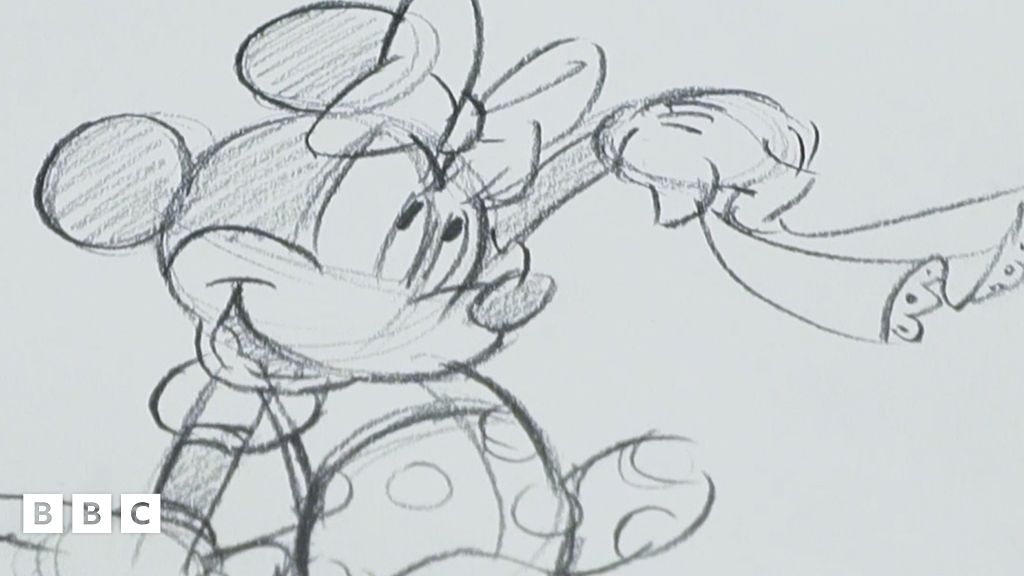 How to draw Minnie Mouse - CBBC